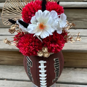Custom Football Flower Arrangement - Etsy