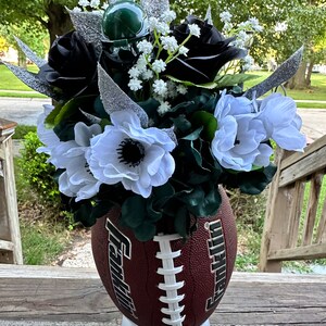 Custom Football Flower Arrangement - Etsy