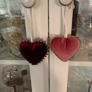 Velvet Heart Ornament - Etsy
