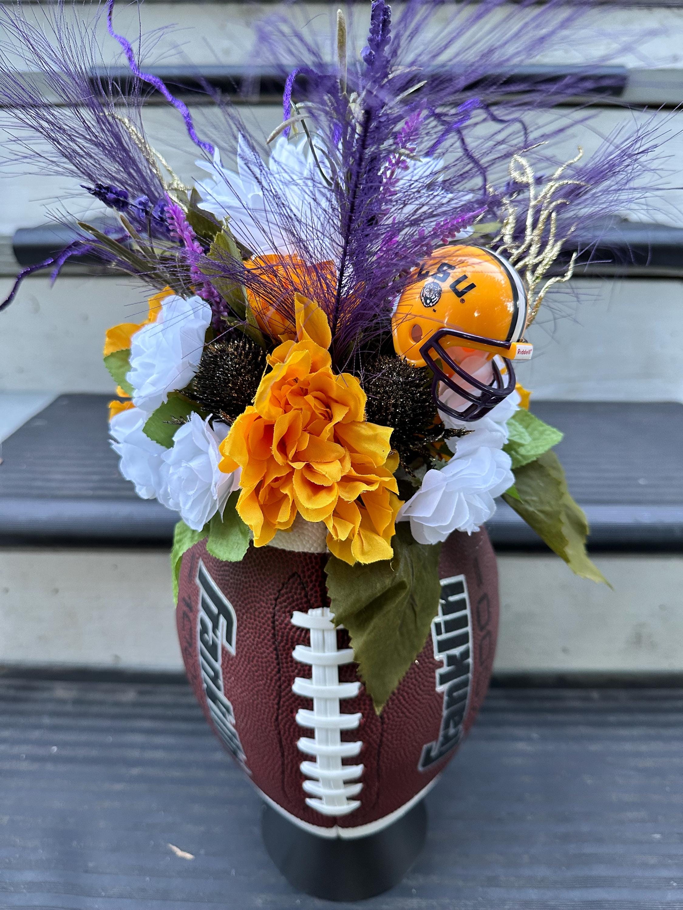 Football Flower Centerpieces