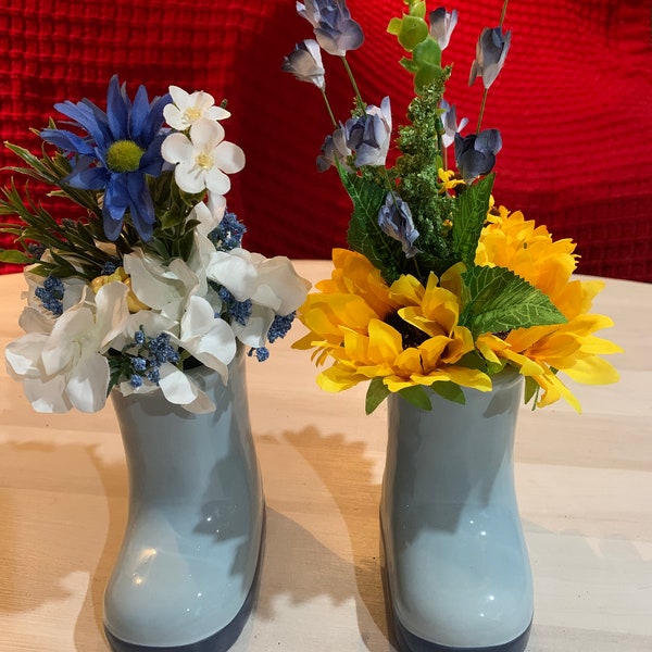 Boot Flower Arrangements - Etsy