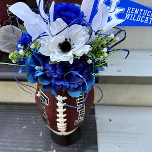 Custom Football Flower Arrangement - Etsy