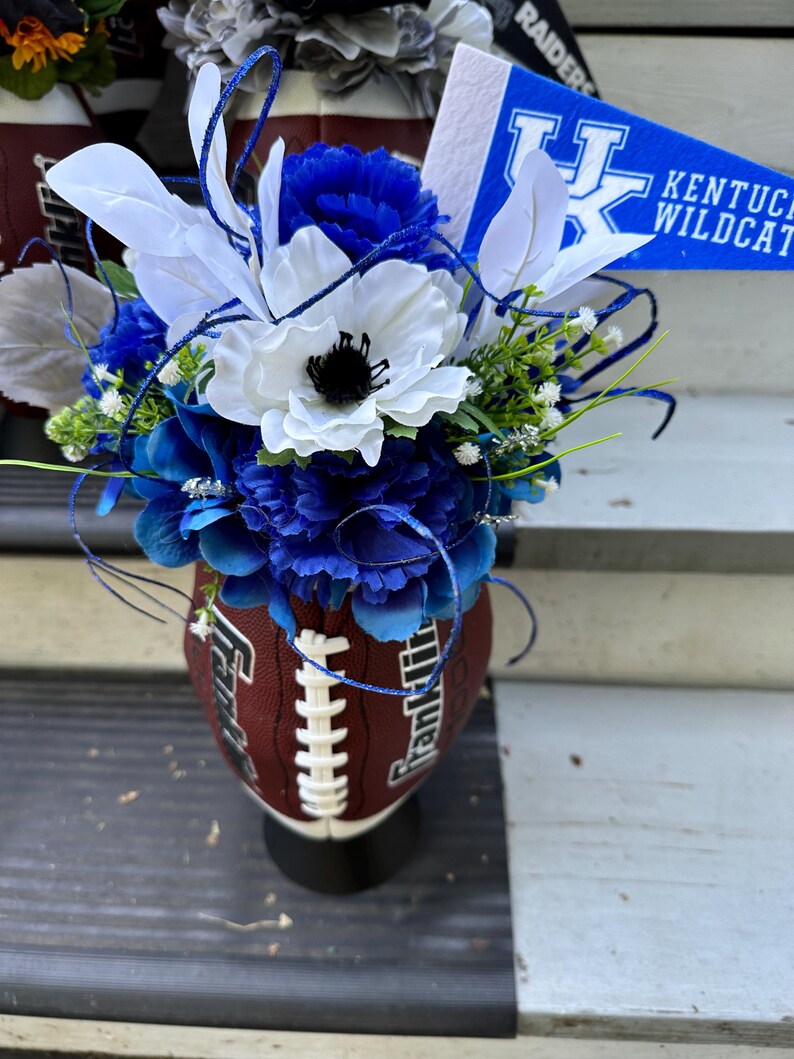 Custom Football Flower Arrangement - Etsy