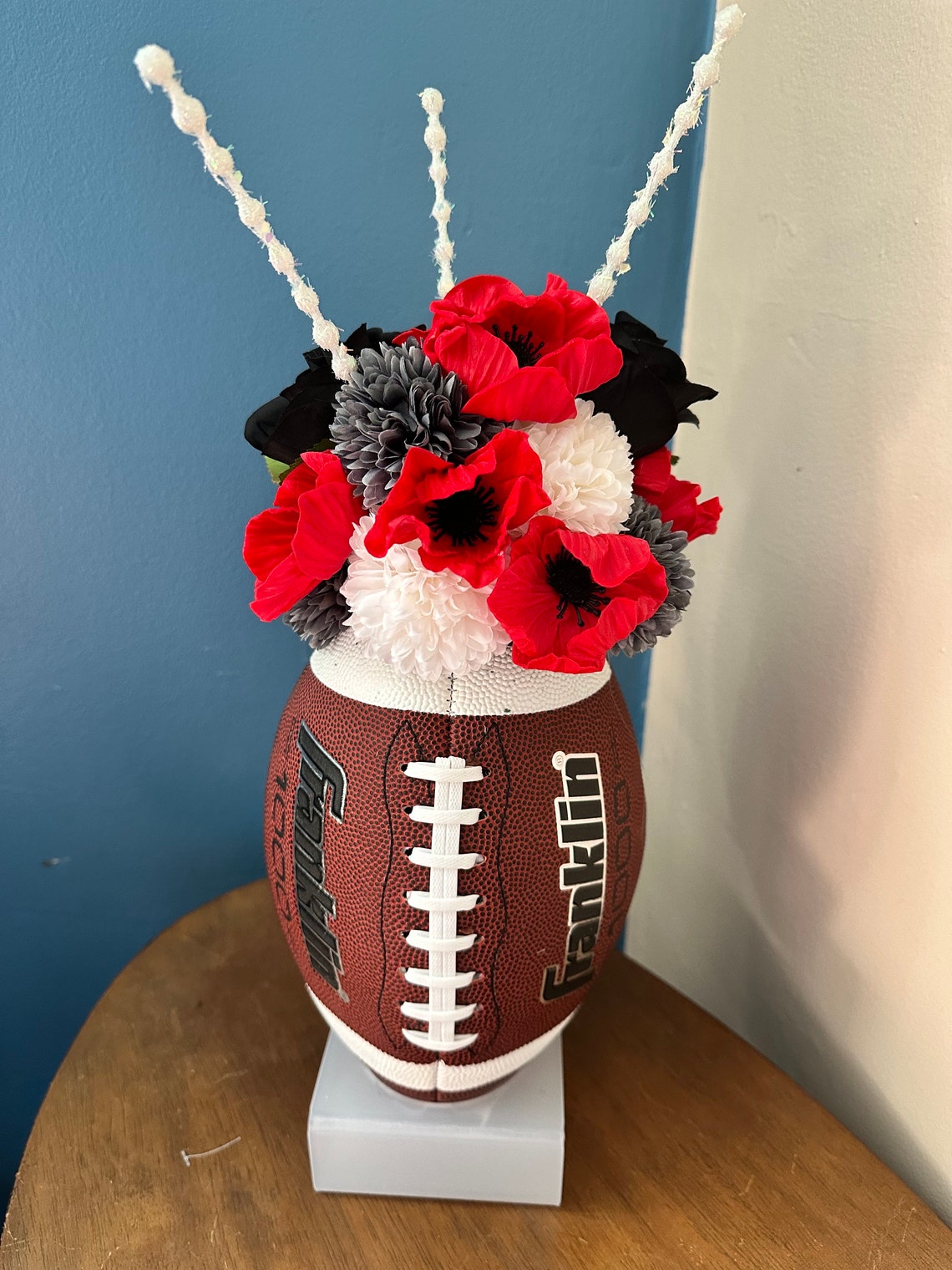 Custom Football Flower Arrangement - Etsy