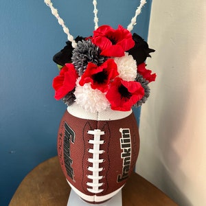 Custom Football Flower Arrangement - Etsy
