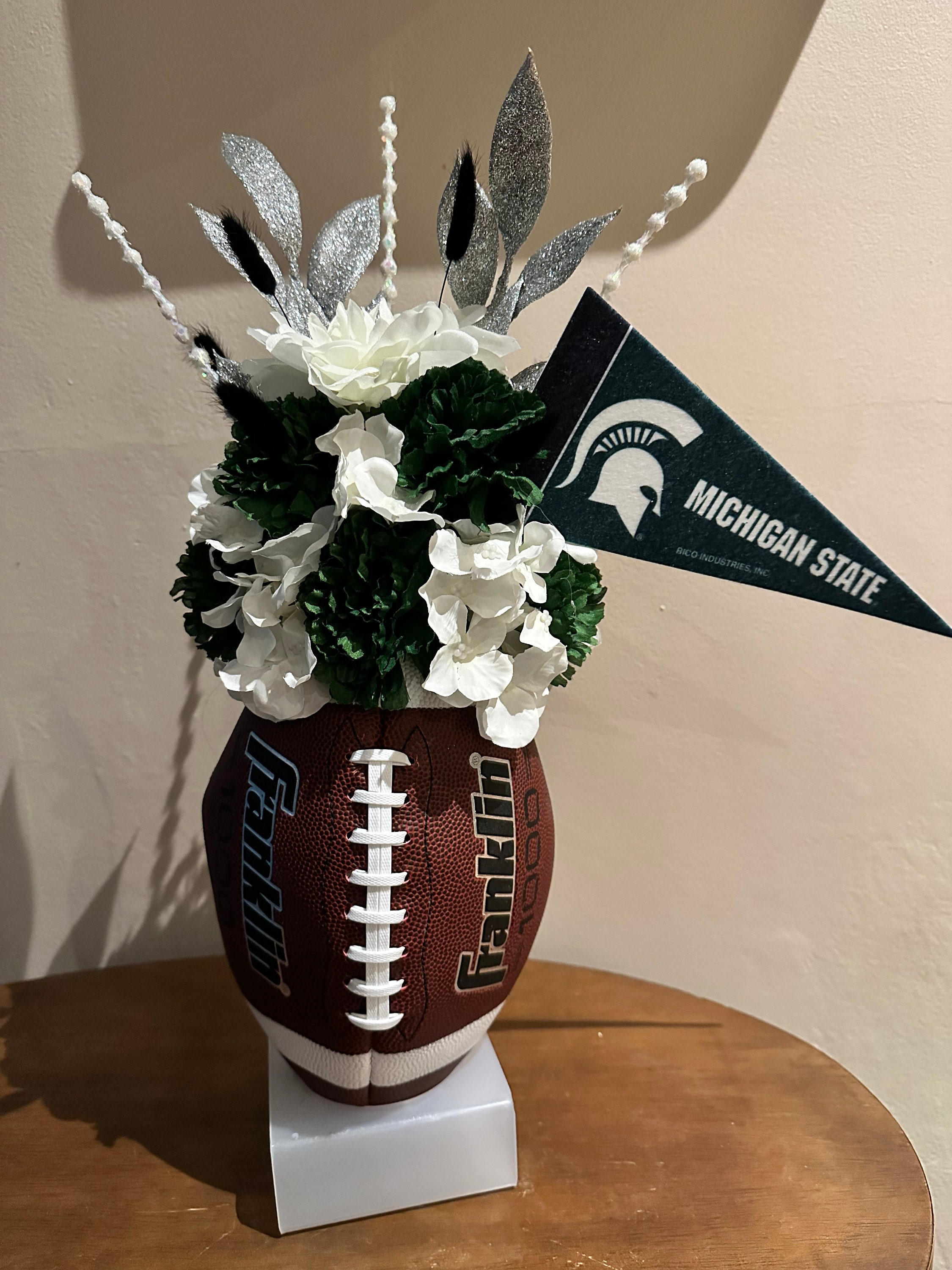 Custom Football Flower Arrangement - Etsy