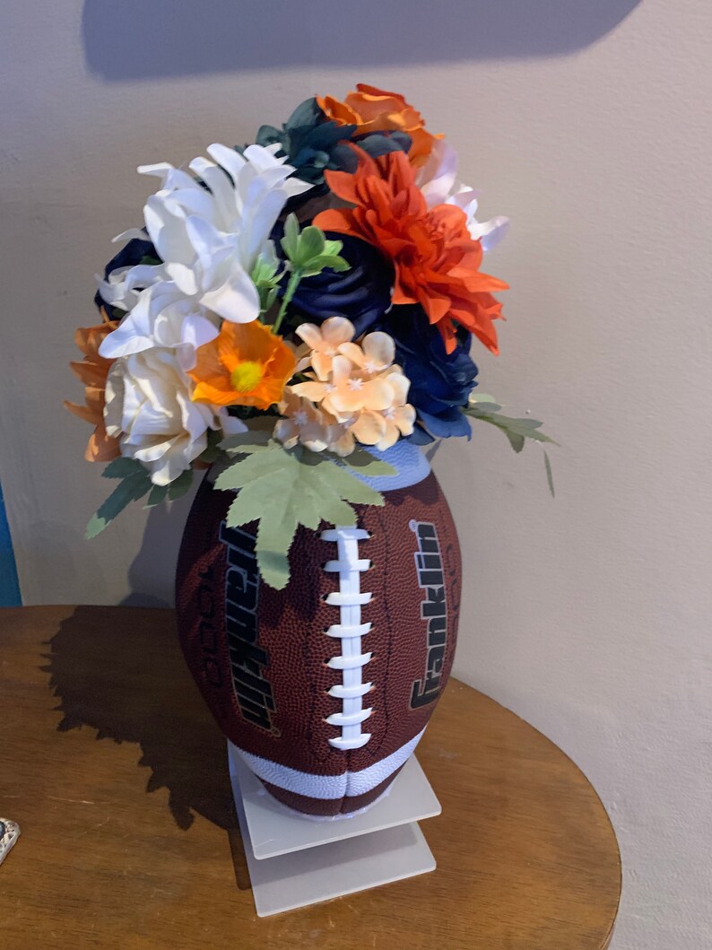 Custom Football Flower Arrangement - Etsy