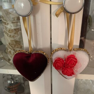 Velvet Heart Ornament - Etsy