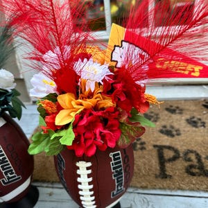 Custom Football Flower Arrangement - Etsy