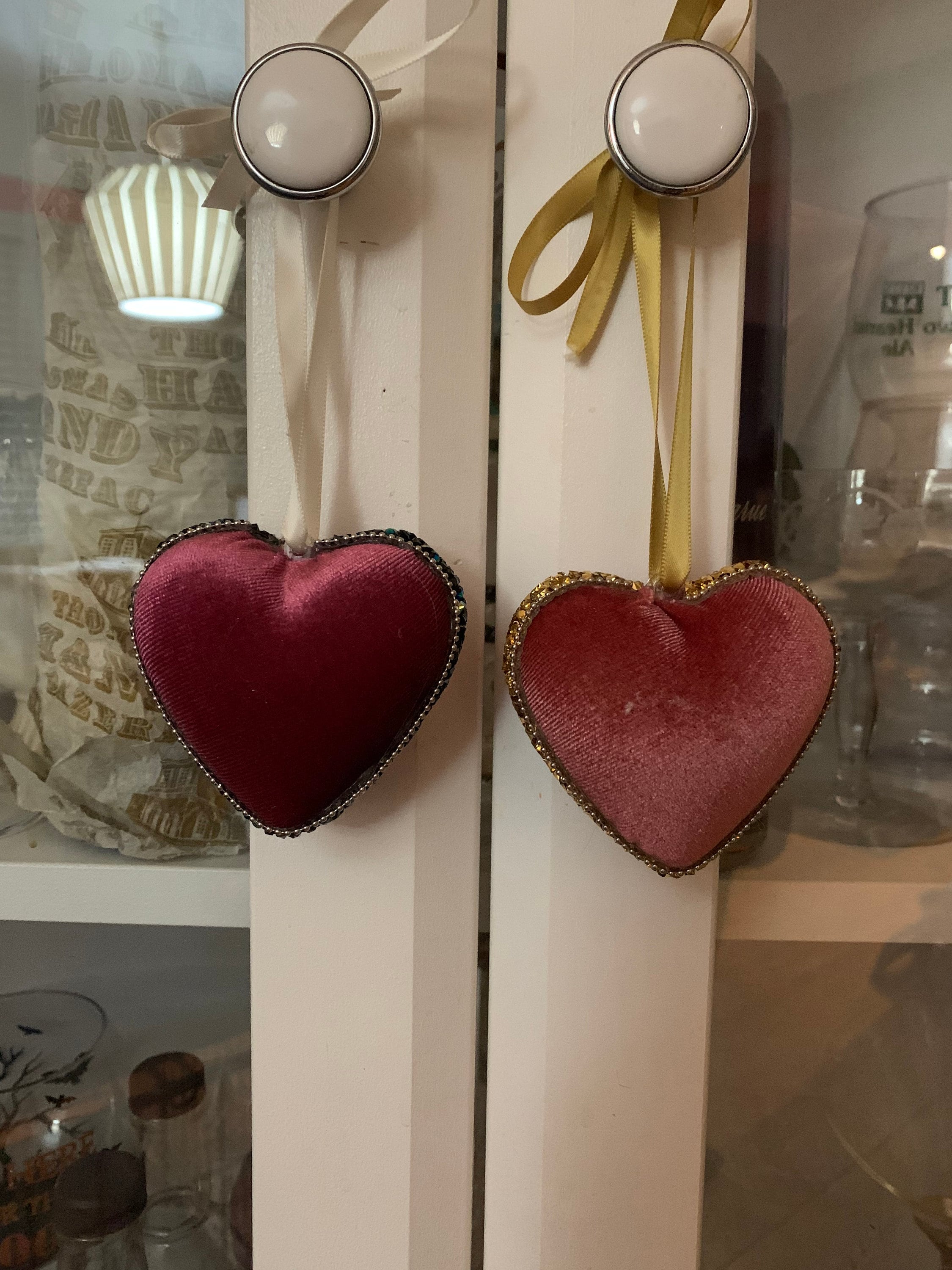 Velvet Heart Ornament - Etsy