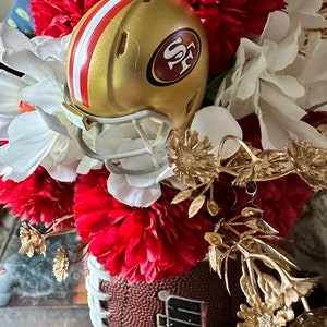 Custom Football Flower Arrangement - Etsy