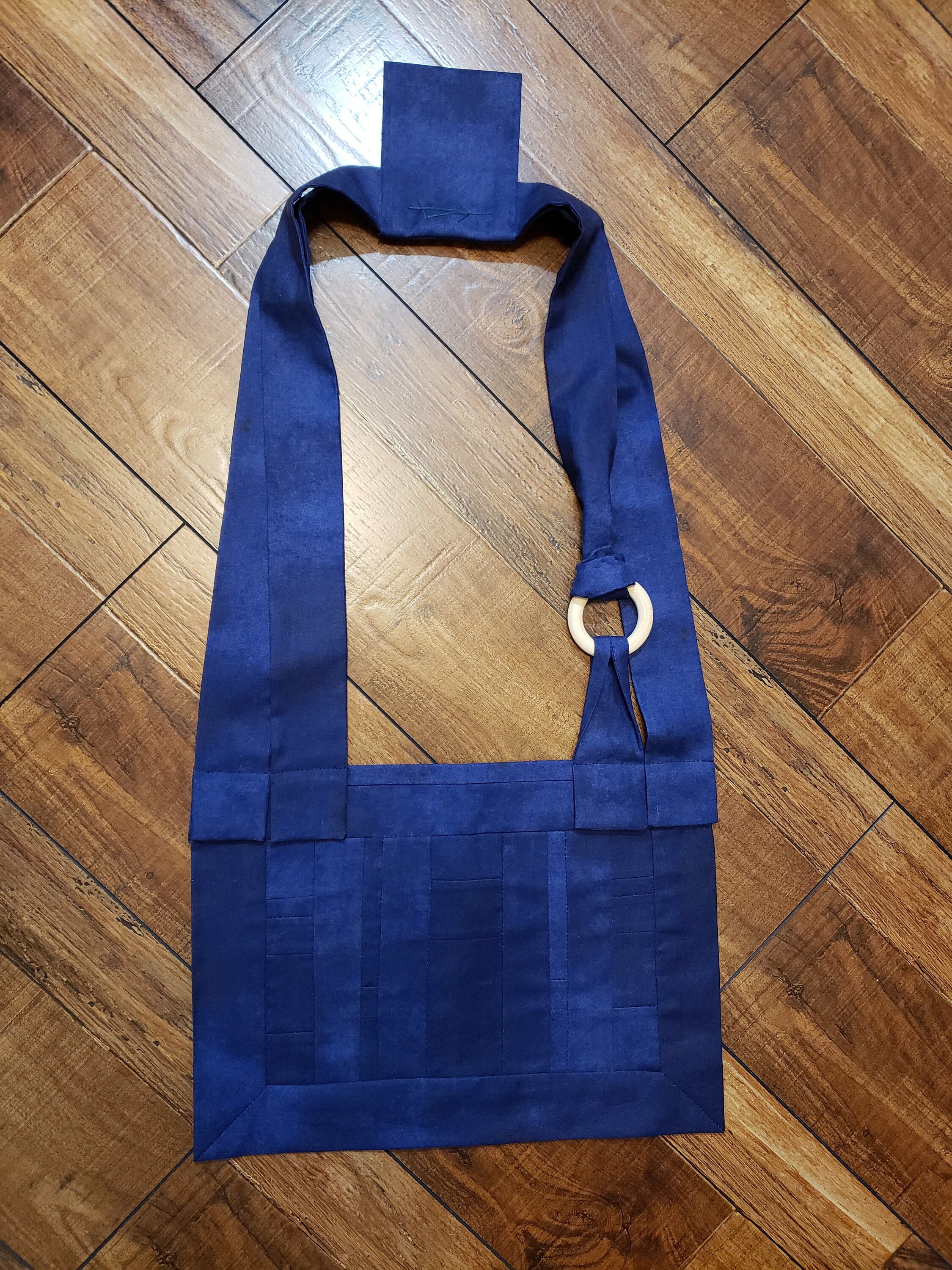 Blue Rakusu 絡子鞄 Handcrafted in Florida US Cotton Fabric Zen Buddha - Etsy