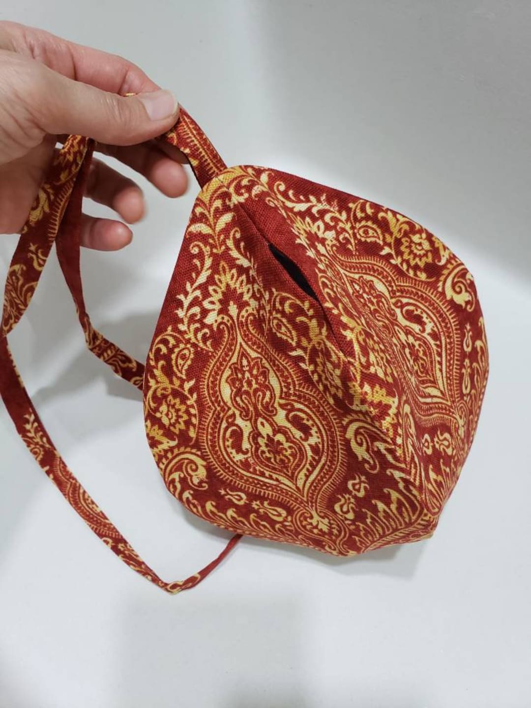 Japa Mala Bag Gomukhi Practice Maha Mantra Meditation Handcrafted in ...