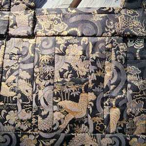 Rakusu Soto Style Handcrafted in Florida US Brocade Tick Fabric Wood ...