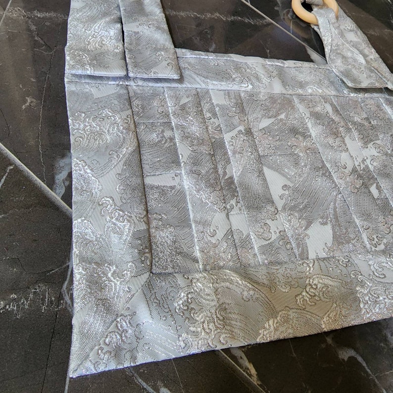 Rakusu Soto Style Handcrafted in Florida US Brocade Tick Fabric Wood ...