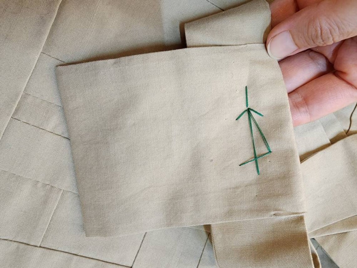 Rakusu Beige Color Traditional Japanese Accessory Soto Style Cotton ...