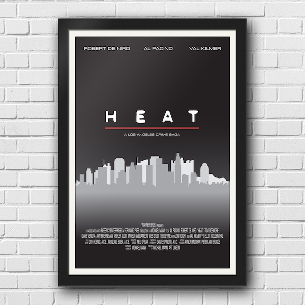 Heat De Niro Poster - Etsy