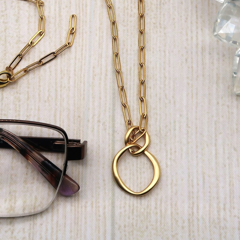 Gold Eyeglass Chain - Etsy