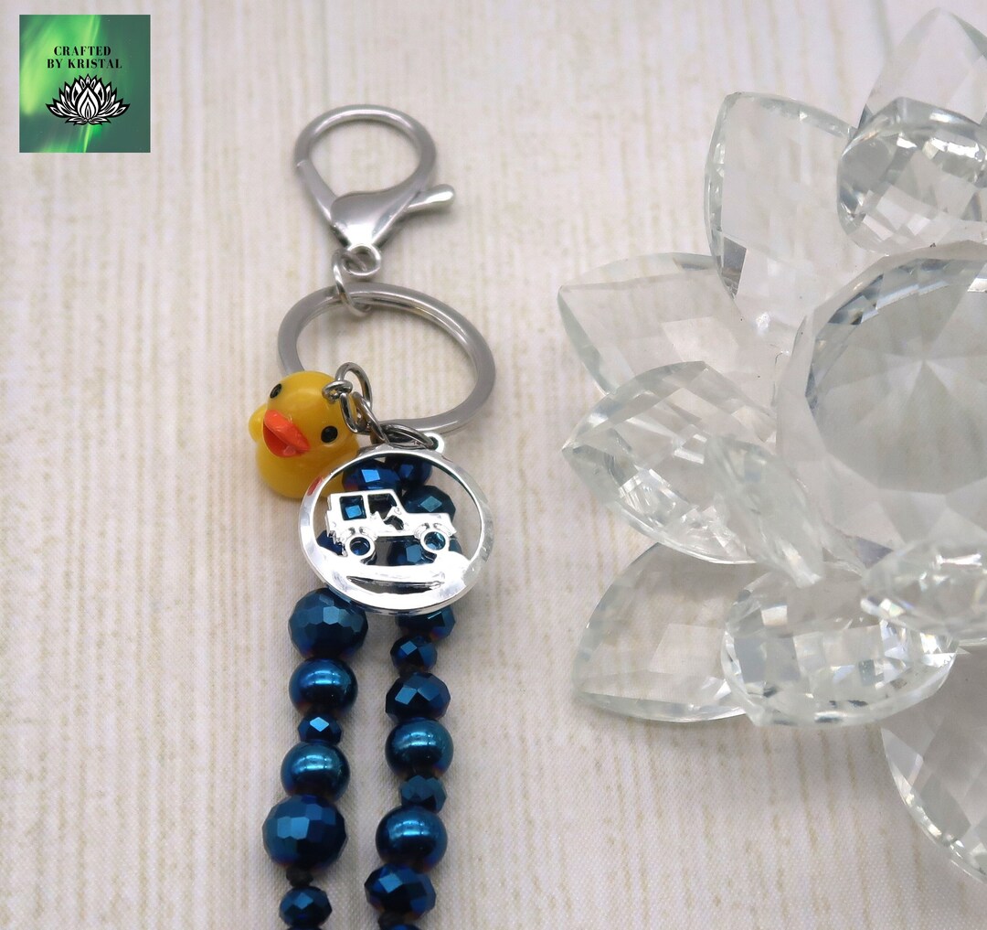 Duck Duck Keychain for Women, Wrangler Key Chain for Keys, Cute Key ...