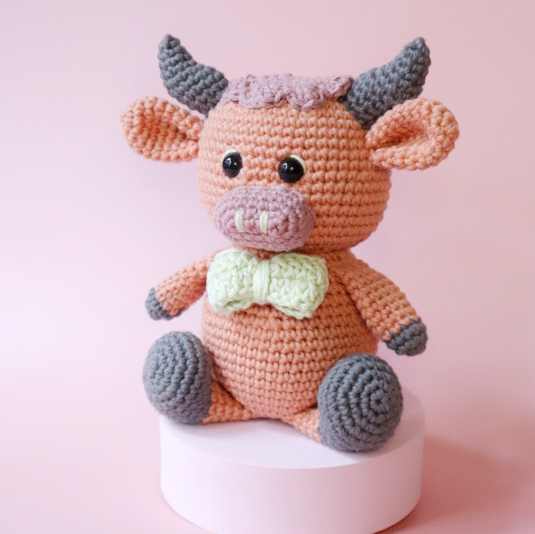 PATTERN Bernie the Buffalo Amigurumi Crochet Pattern Download - Etsy