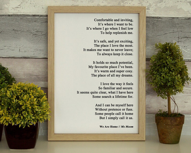 We Are Home, Poem Art, Life Quote Print, Printable Poetry Quote Art ... We Are Home, Poem Art, Life Quote Print, Printable Poetry Quote Art ...