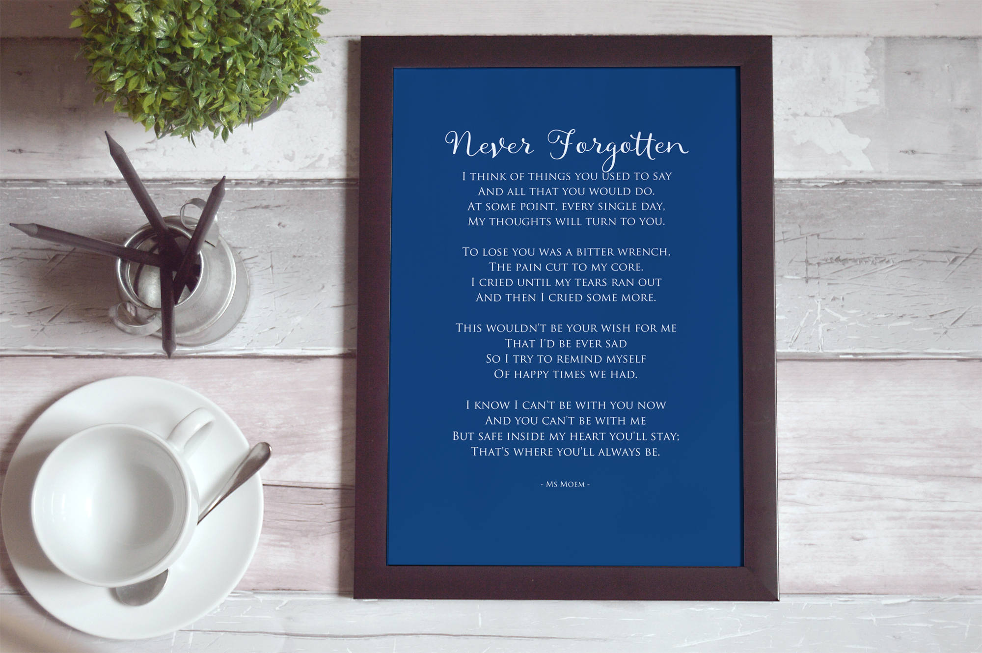 Never Forgotten Poem Memory Poem Printable Digital Print Digital ...