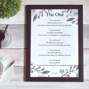 Wedding Poem Download the One by Ms Moem Print Yourself - Etsy
