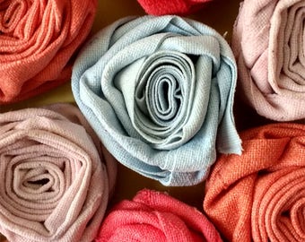 Fabric roses | Etsy