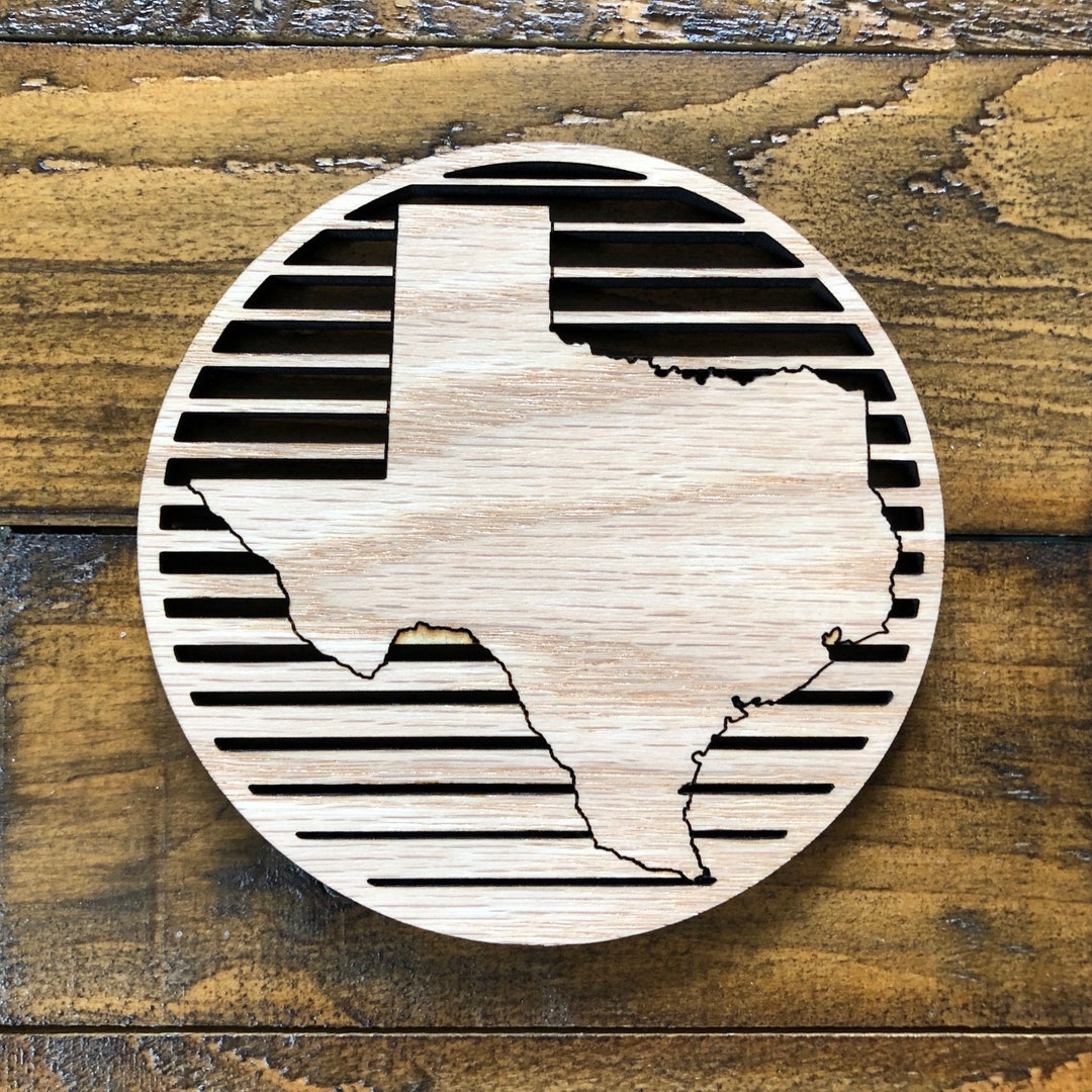 Texas Coaster Set - Etsy