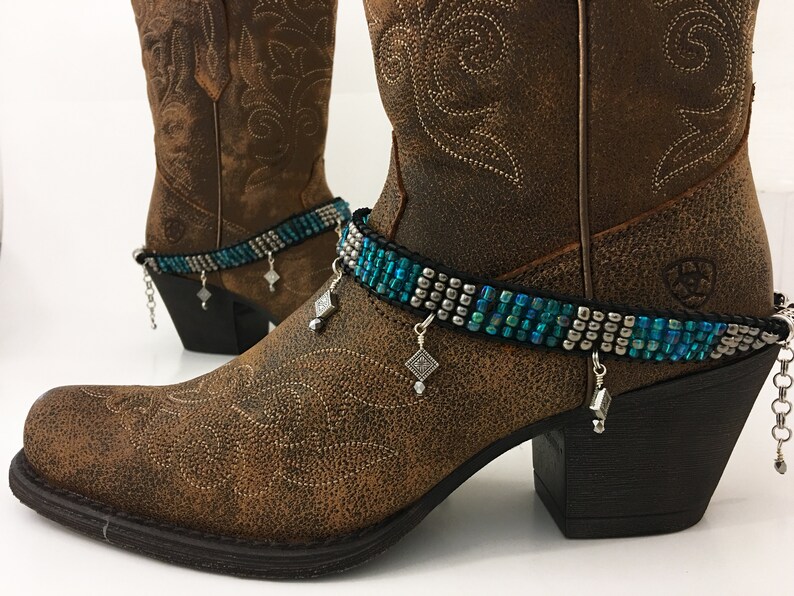 Beaded Boot Strap With Bangles - Etsy