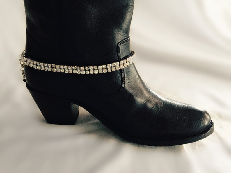 Rhinestone Boot Strap - Etsy