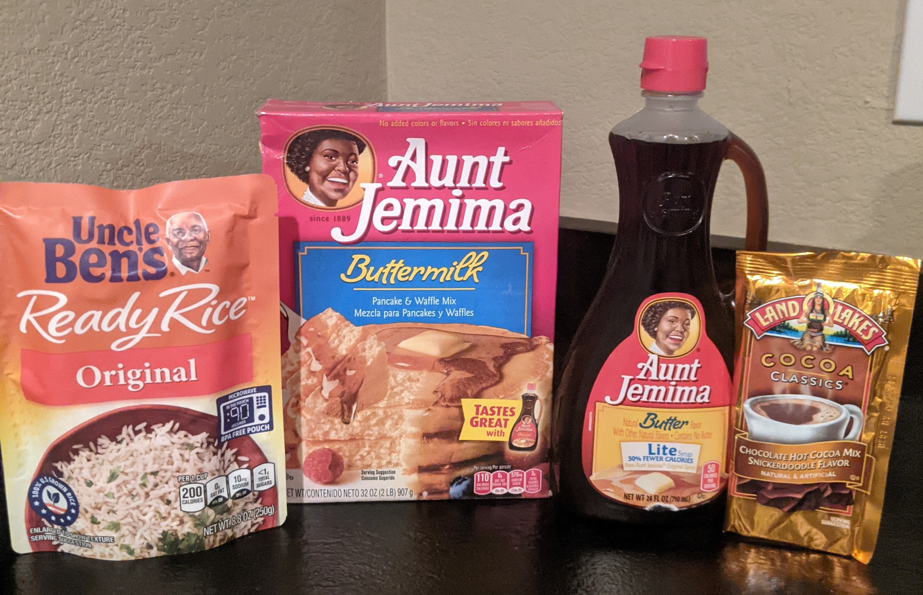 Aunt Jemima Uncle Ben Land Of Lakes Retired Original Packing Lowered