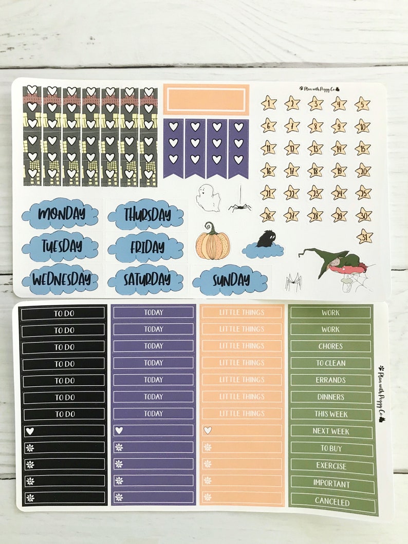 The Littlest Witch Weekly Kit (collaboration With the Woolly Planner ...