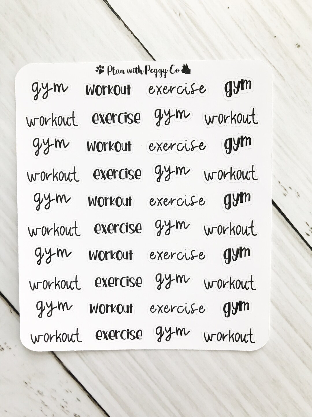 Workout, Gym and Exercise Script - Etsy