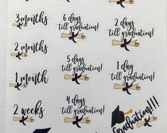 Graduation Countdown | Etsy