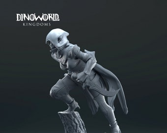 Elf Assassin Raina 3d Printed Miniature by Ravi RKS3D - Etsy