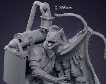 Vengux Kobold Merchant/artificer Mark of the Beast 3D Printed Resin ...