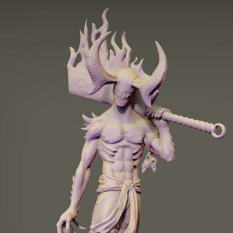 Demon Miniature - Etsy