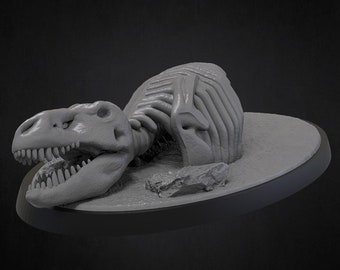 Trex Skeleton With Base - Etsy