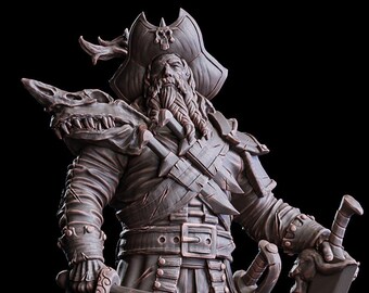 Cursed Captain, Enemy the Eternal Storm Flesh of Gods - Etsy