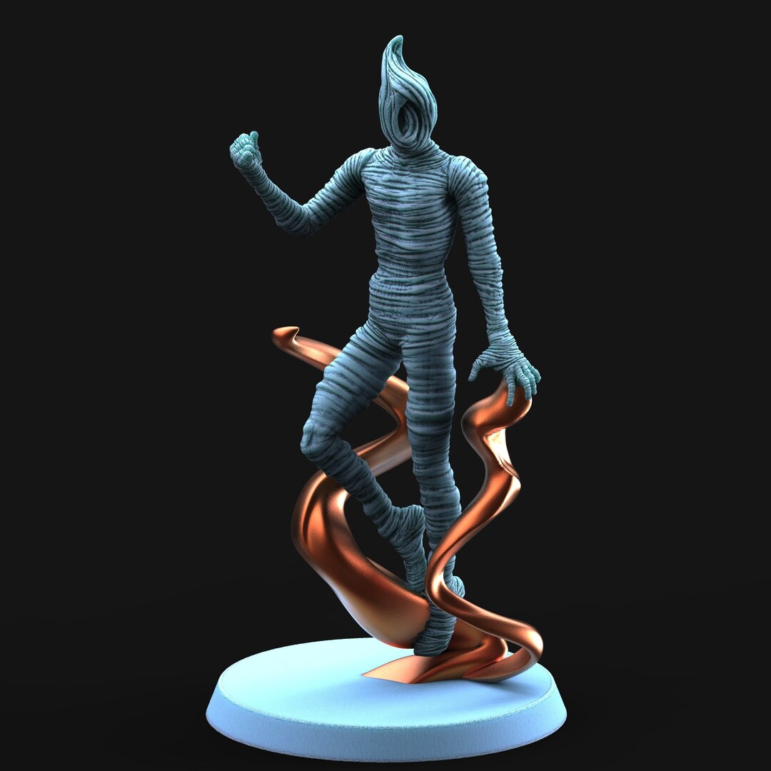 Echo Monsters 8 Styles Fighter Mage 3D Printed Miniature Designed by ...