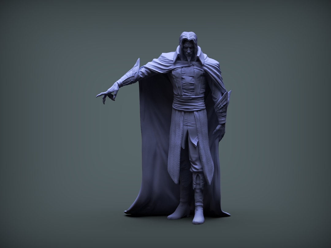Male Vampire - Boss - 3D Printed Miniature Designed by Imp3dsion ...