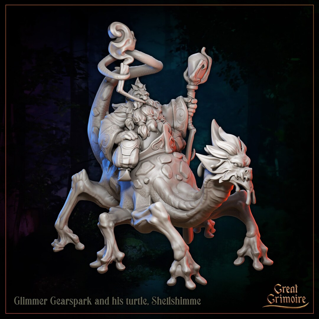 Glimmer Gearspark and Turtle Shellshimmer Arcane Beastmasters Designed ...