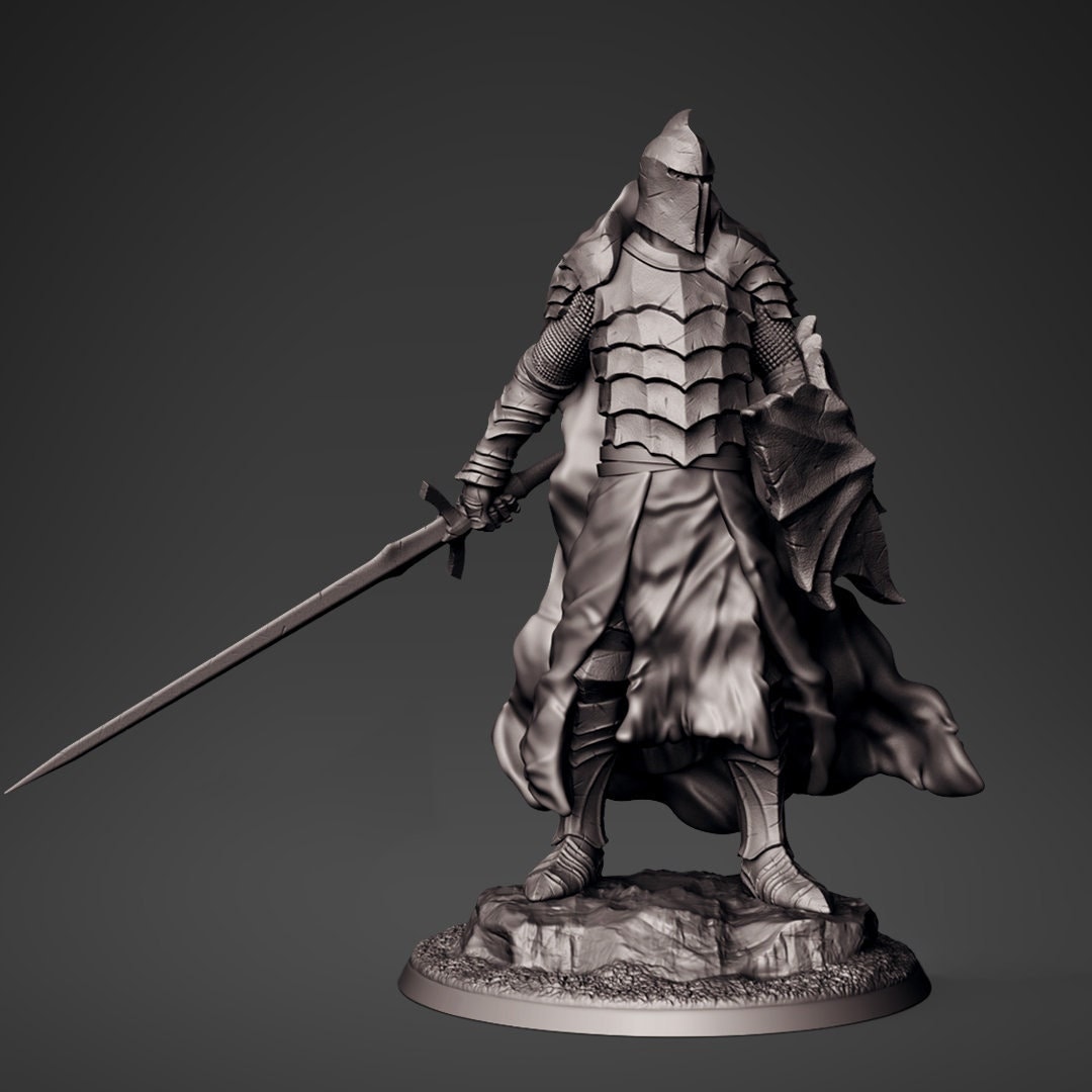 Warlock Knight - 3D Printed Miniature - Created by Clynche - - Gaming ...