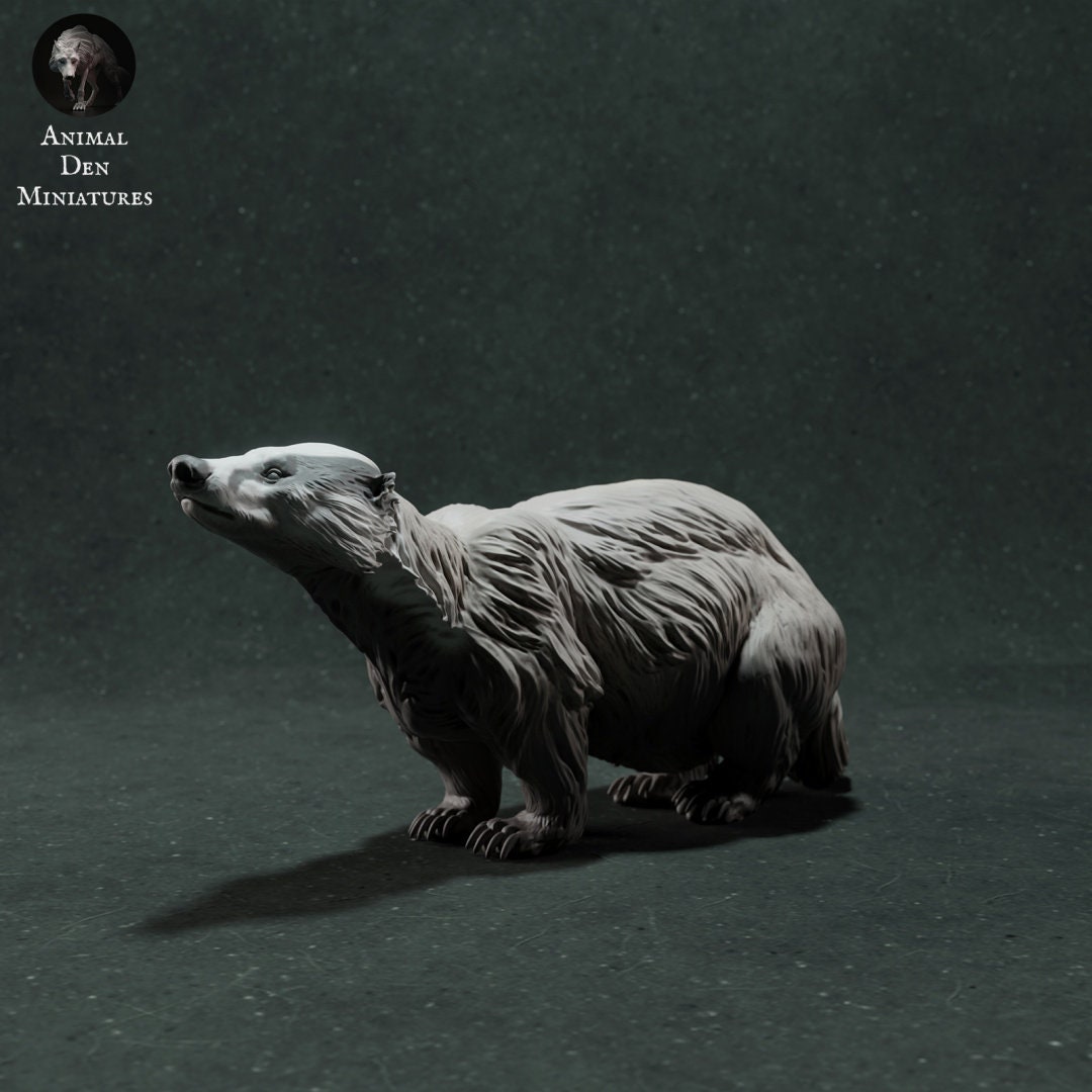 European Badger 2 Poses Designed by Animal Den Miniatures - Etsy