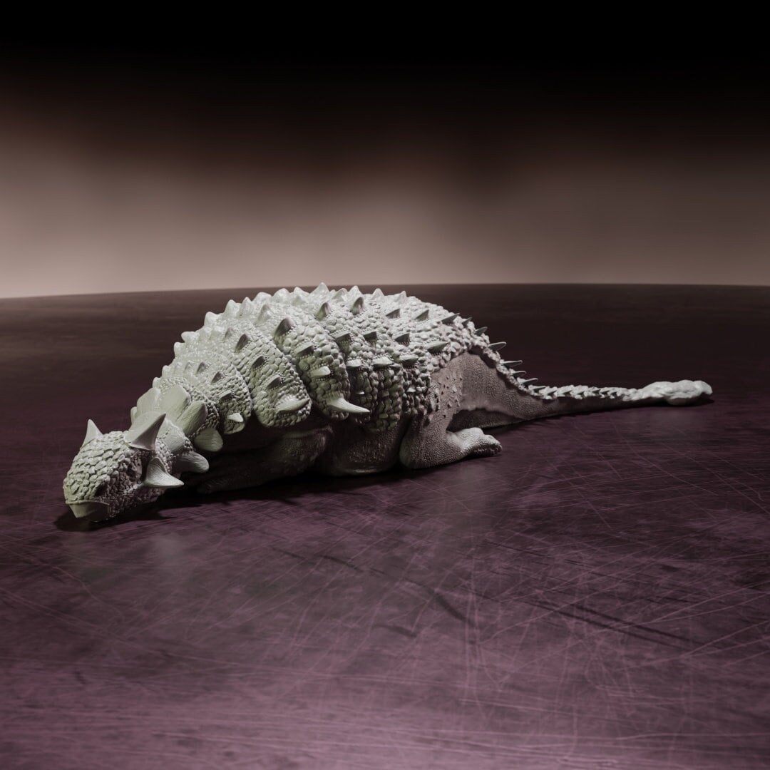 Ankylosaurus - 2 Poses - Sleeping - Standing - Designed by Dino and Dog ...
