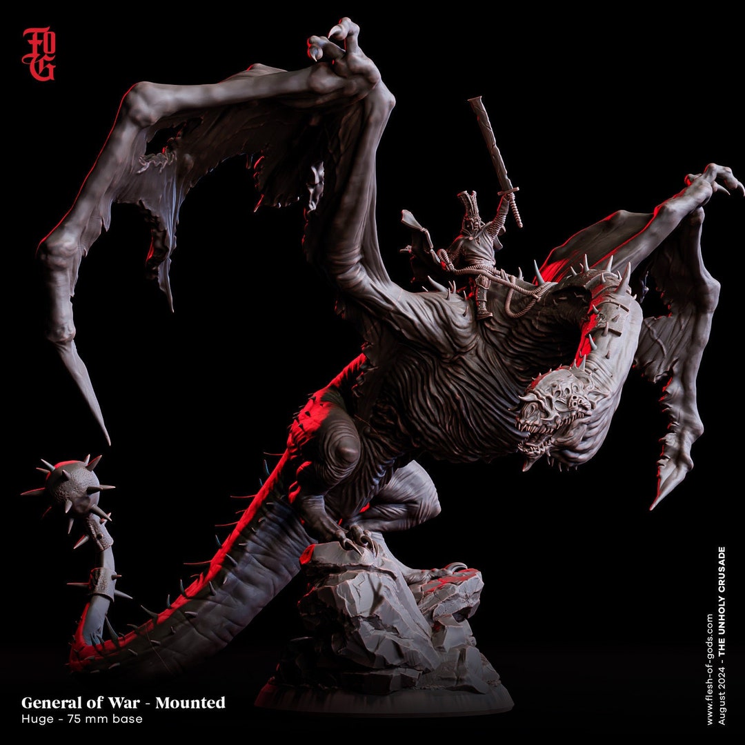 General of War Huge Enemy the Unholy Crusade Designed by Flesh of Gods ...