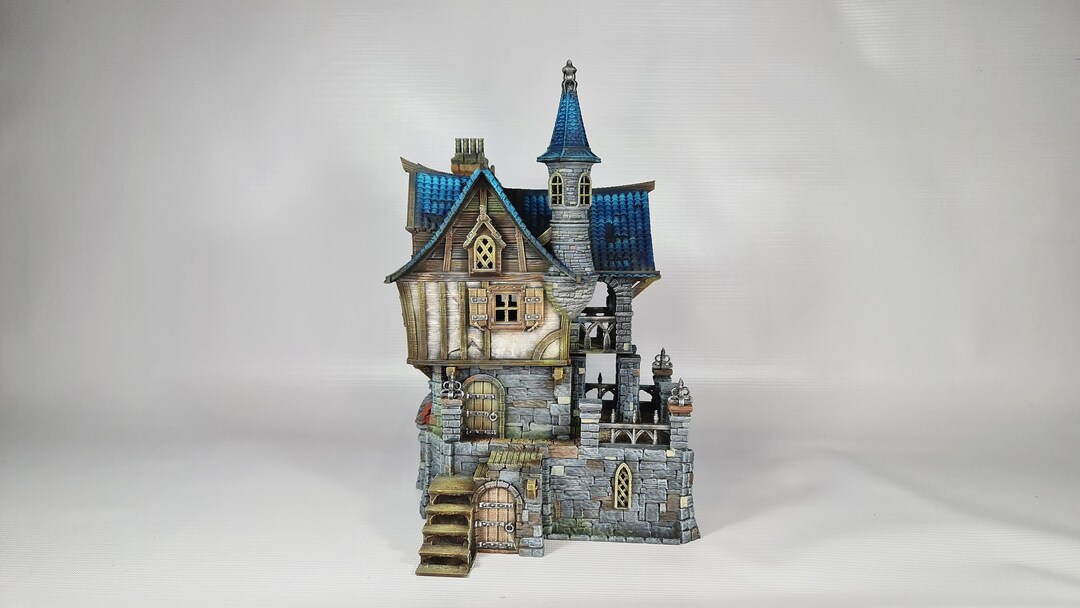 Blackstone House Medieval Town Village Designed by 3dpforu 3D Printed ...