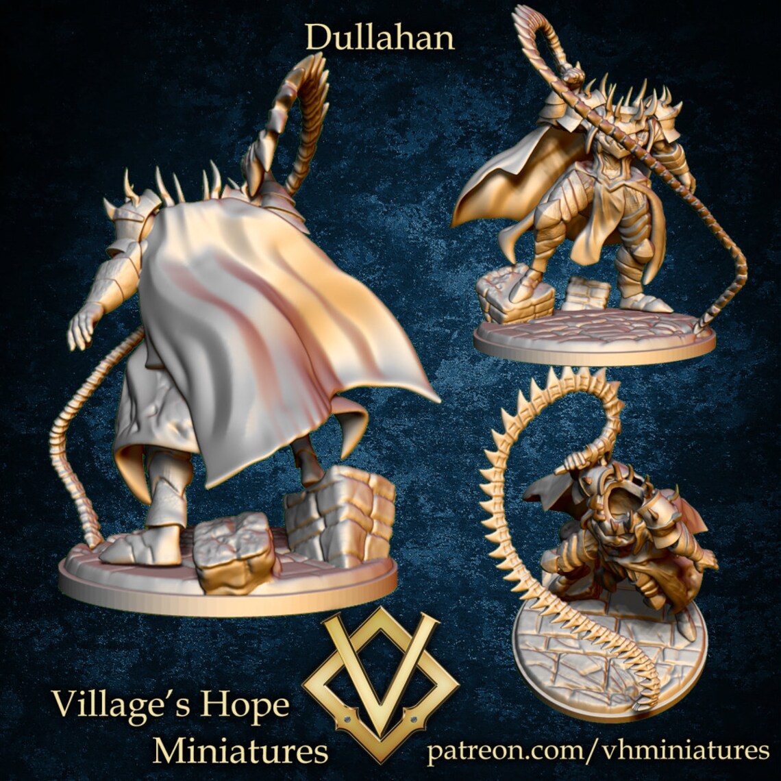 Dullahan With Skeleton Whip Village's Hope Miniatures - Etsy