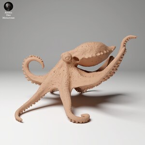 Greater Blue-ringed Octopus - 3D Printed Miniature - Designed by Animal ...